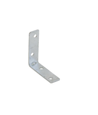Dihl L Bracket Zinc Plated Right Angle Plate 50 x 50mm - Pack of 10