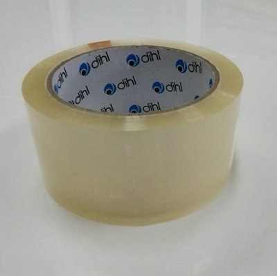Dihl Strong Clear Parcel Tape 48mm x 66m - Pack of 12