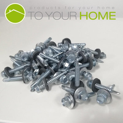 Dihl TEK Roofing Screws 65mm 6.5mm - Pack of 25