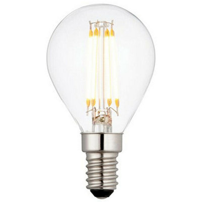Dimmable LED Filament GOLF Light Bulb E14 Mini Edison Screw 4W Warm ...