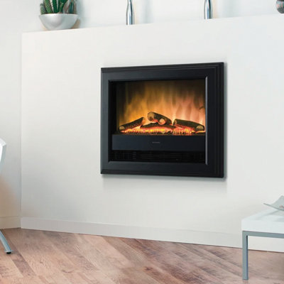 Dimplex Bach Optiflame Electric Fire with Wall Mounted Fitting - Black