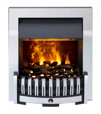 Dimplex Danville OptiMyst Smoke & Flame effect Polished Chrome Model ...