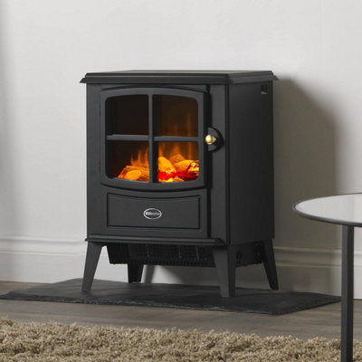 Dimplex Hearth Pad, Slate Effect Resin Hearth Pad, Slate Grey Accessory for Electric Flame ...