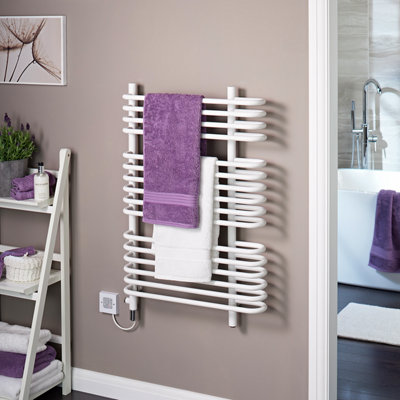 Dimplex Ladder Towel Rail Radiator 400W 710 X 1095 mm Electric / Wet ...