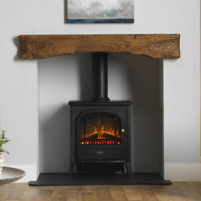 Dimplex Stove Pipe, Matte Black Plastic Flue Pipe Accessory for ...