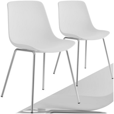 Dining Chair Mave - large plastic seat, ergonomic, high backrest, 120 ...
