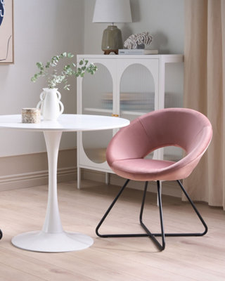 Dining Chair RACHEL Velvet Pink