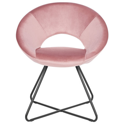 Dining Chair RACHEL Velvet Pink