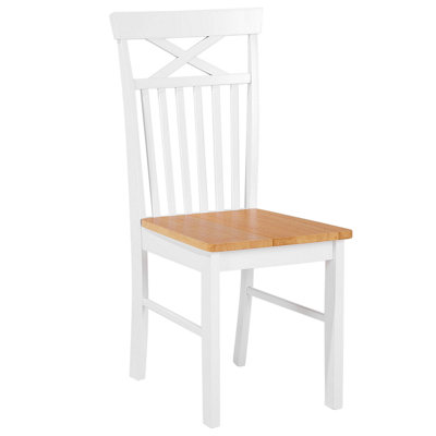 Dining Set for 4 HOUSTON White