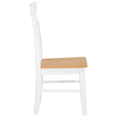 Dining Set for 4 HOUSTON White