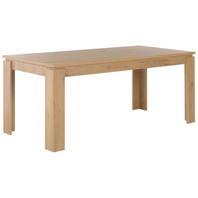Dining Table 180 x 90 cm Light Wood VITON