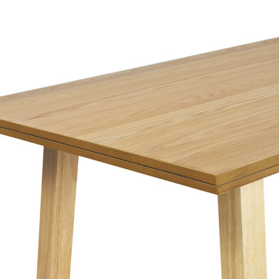 Dining Table BARNES Natural Ash Wood 160 cm 90 cm