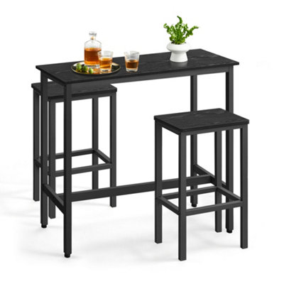 Dining Table Set, Bar Table and Stools, Breakfast Bar Table with 2 ...