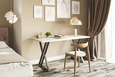 Dining table Shefa Line New York 140 Concrete Grey