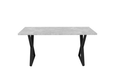 Dining table Shefa Line New York 140 Concrete Grey