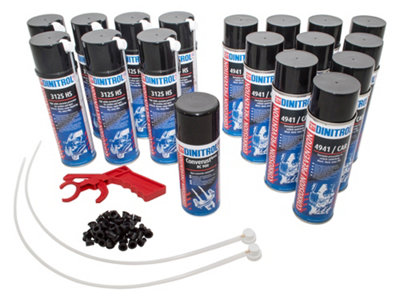 DINITROL Rust Converter Proofing Spray Kit Underbody Wax Corrosion ...