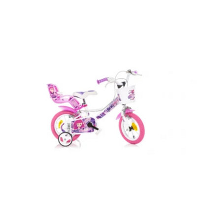Dino Fairy 12" Kids Bike - White
