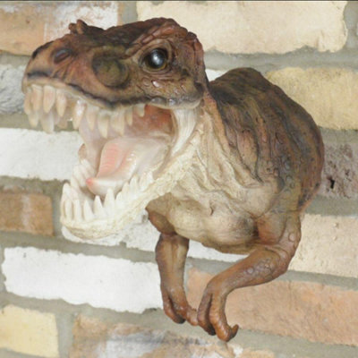 Dinosaur Wall Mounted T-Rex Head Torso Decoration Small | DIY at B&Q