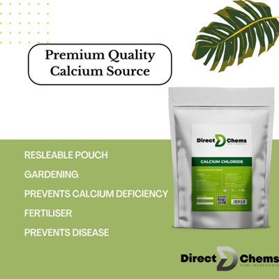 DIRECTCHEMS Calcium Chloride Flakes - 25KG , Dust and Moisture Control ...