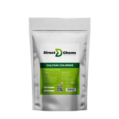 DIRECTCHEMS Calcium Chloride Flakes - 5KG , Dust and Moisture Control ...