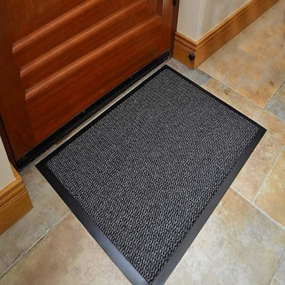 Dirt Trapper Barrier Door Mats Indoor/Outdoor, Heavy Duty Non-Slip ...