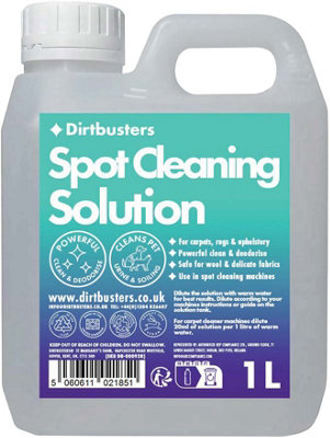 Dirtbusters Spot Cleaning Solution Cleaner Shampoo For Spot Cleaner ...