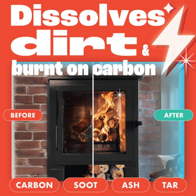 Dirtbusters Stove Glass Cleaner, Powerful Pro Cleaning Paste For All ...