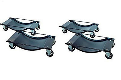 Dirty Pro Tools 4 Car Wheel Dollies Car Skate Dolly Van Positioning ...