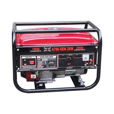 Dirty Pro Tools Petrol generator 2000 W copper motor 2 KVA/2KW 6.5HP DC ...