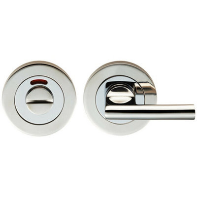Disabled Thumbturn Handle With Release With Indicator Bright Stainless ...