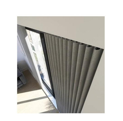 Discrete Hidden Ceiling or Recess Top Fix Curtain Track - 710cm