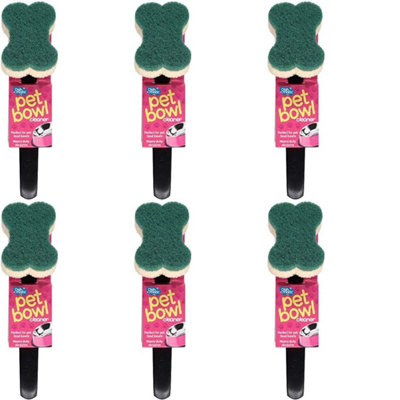 Dishmatic Pet Bowl Cleaner Brush (Pack of 6) | DIY at B&Q