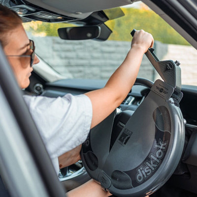 Disklok Diamond Edition Medium Steering Wheel Full Cover Car Security ...