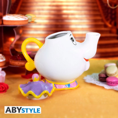 Disney Beauty and The Beast Mrs. Potts & Chip Ceramic Premium Teapot