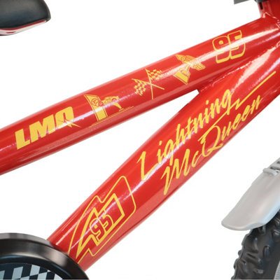 Disney Cars 12" Children's Bicycle with Training Wheels