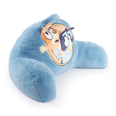 Disney Character Faux Fur Bed Rest, Bluey Cushion Soft Plush Character ...