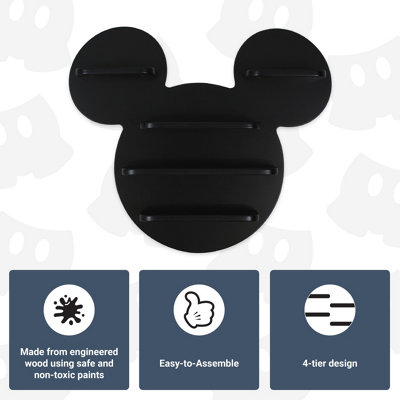 Disney Classic Mickey Mouse Small Wall Shelf, Wall Mounted Kids ...