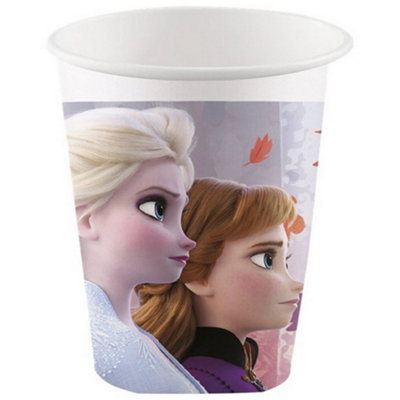 Disney Frozen 2 Disposable Party Cups (Pack of 8) Purple (One Size ...
