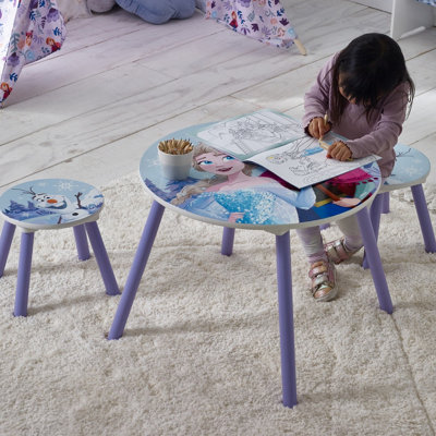 Disney frozen table and chair set with storage store