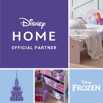 Disney Frozen Large Fabric Storage Box with Flip-Top Lid - Durable ...