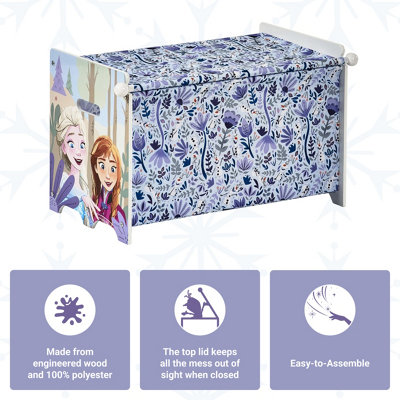 Disney Frozen Storage Box - Easy to Assemble Toy Chest for Kids ...