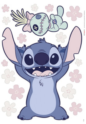 Disney Lilo and Stitch Lifesize Self-Adhesive Wall Stickers