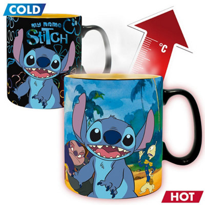 Disney Lilo & Stitch Heat Change 460ml Ceramic Mug