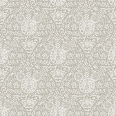 Disney Mickey Mouse Cream Block Print Peel & Stick Wallpaper | DIY at B&Q