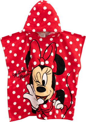 Disney Minnie Mouse Hooded Towel Poncho