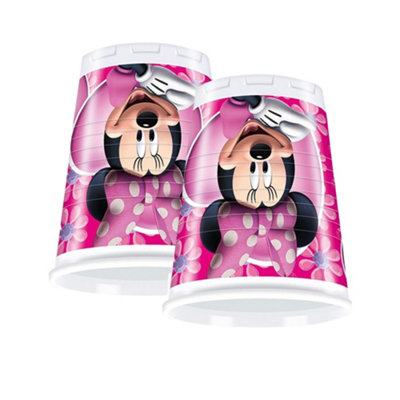 Disney Minnie Mouse Party Cup (Pack of 10) Pink/White (One Size)