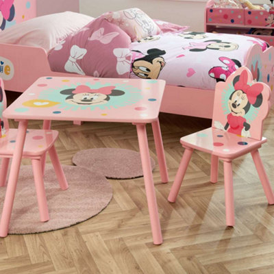 Disney Minnie Mouse Table Chairs