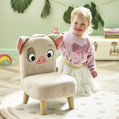 Disney Moana Pua Plush Chair, Kids Upholstered Chair, Comfortable Kids ...