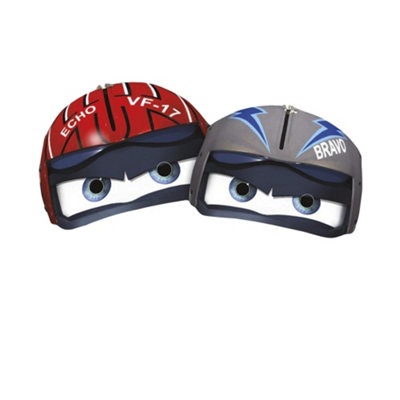 Disney Planes Party Mask (Pack of 6) Red/Grey/White (One Size)