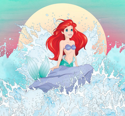 Disney Princess Ariel Rise Wall Mural, 2.8m x 3m